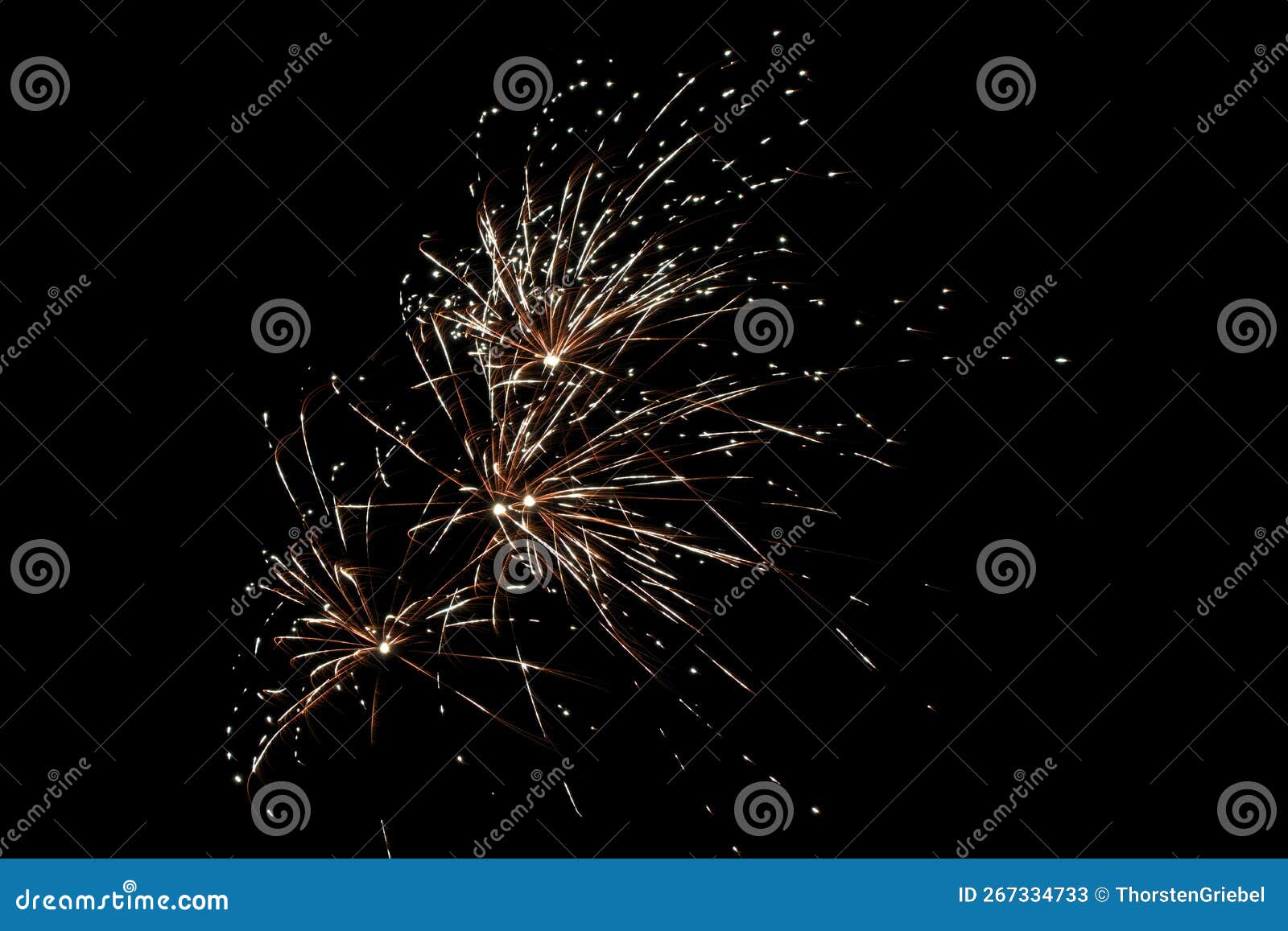 Abstract Colorful Fireworks Background Stock Image - Image of year ...