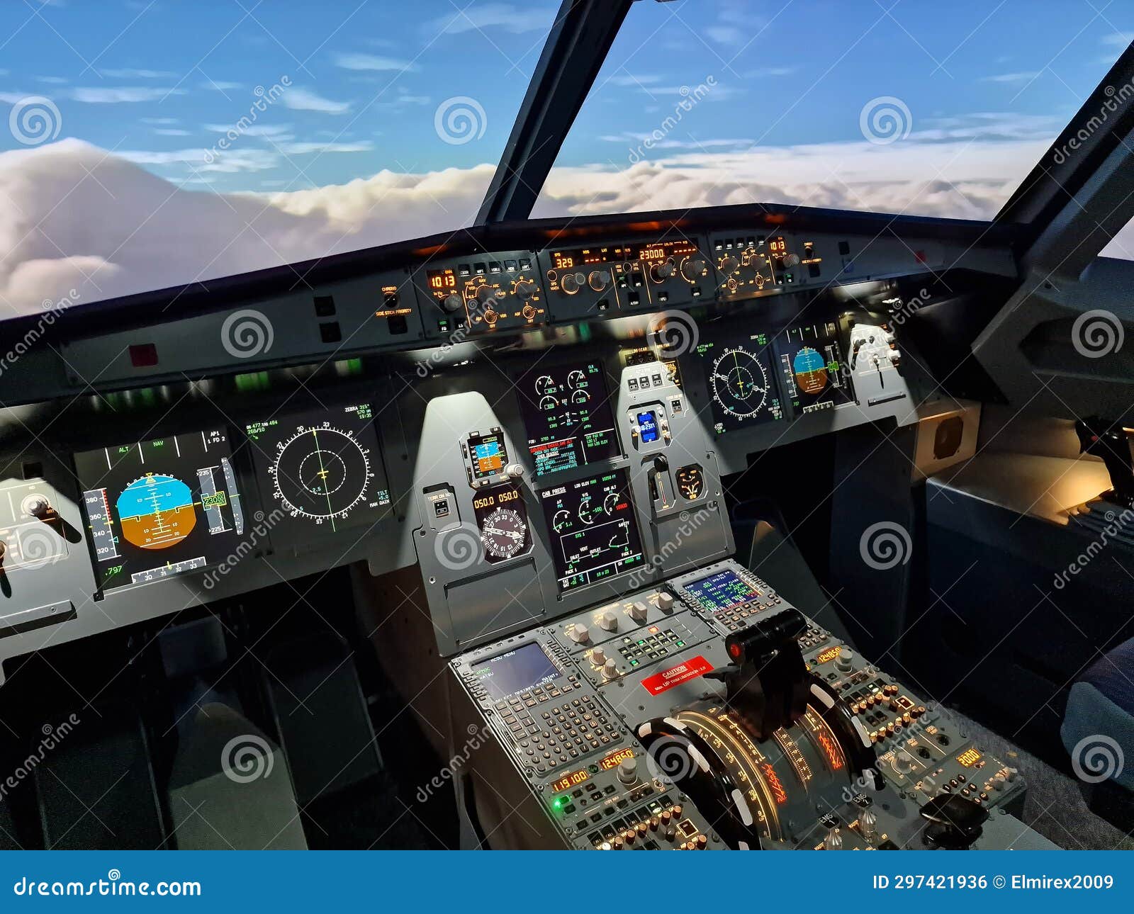 Real Flight Hydraulic Simulator for the Training of the Pilots Stock ...