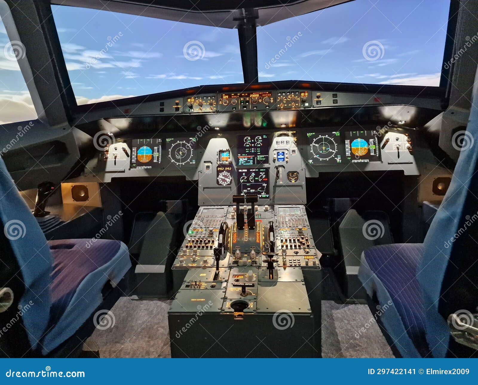 Real Flight Hydraulic Simulator for the Training of the Pilots Stock ...