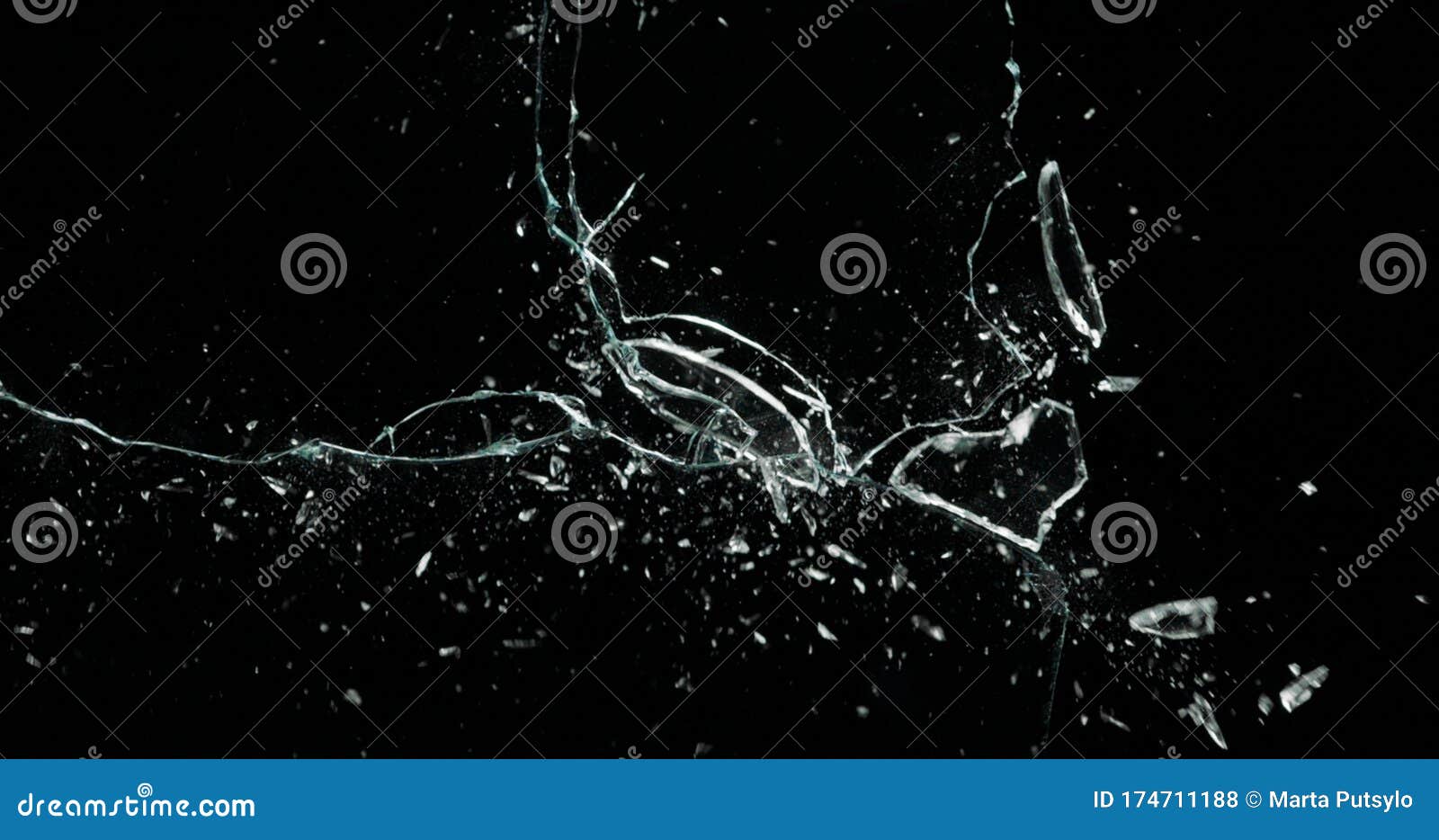 Real Frost on a Window Black Background. Stock Photo - Image of ...