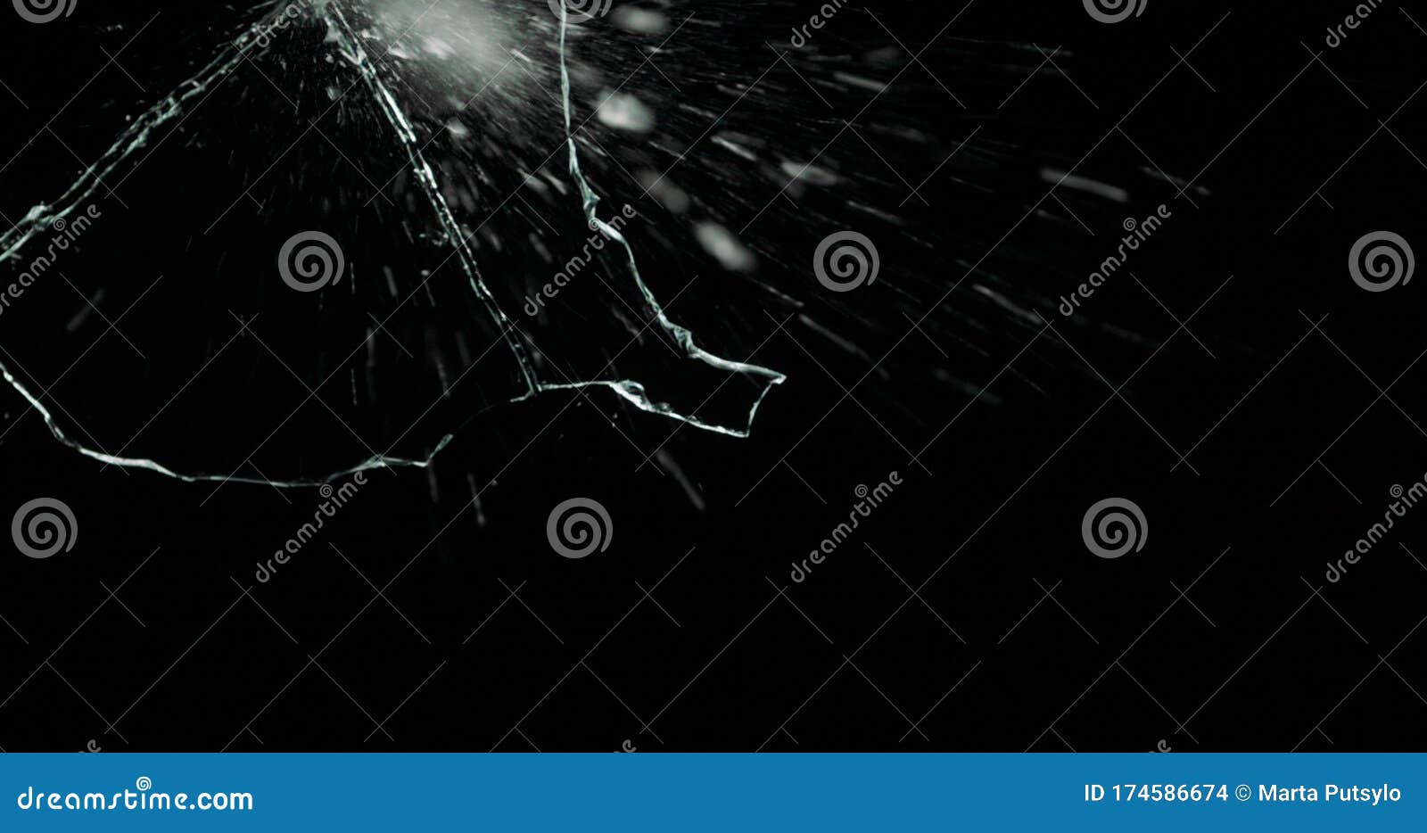 Real Frost on a Window Black Background. Stock Photo - Image of frosted ...