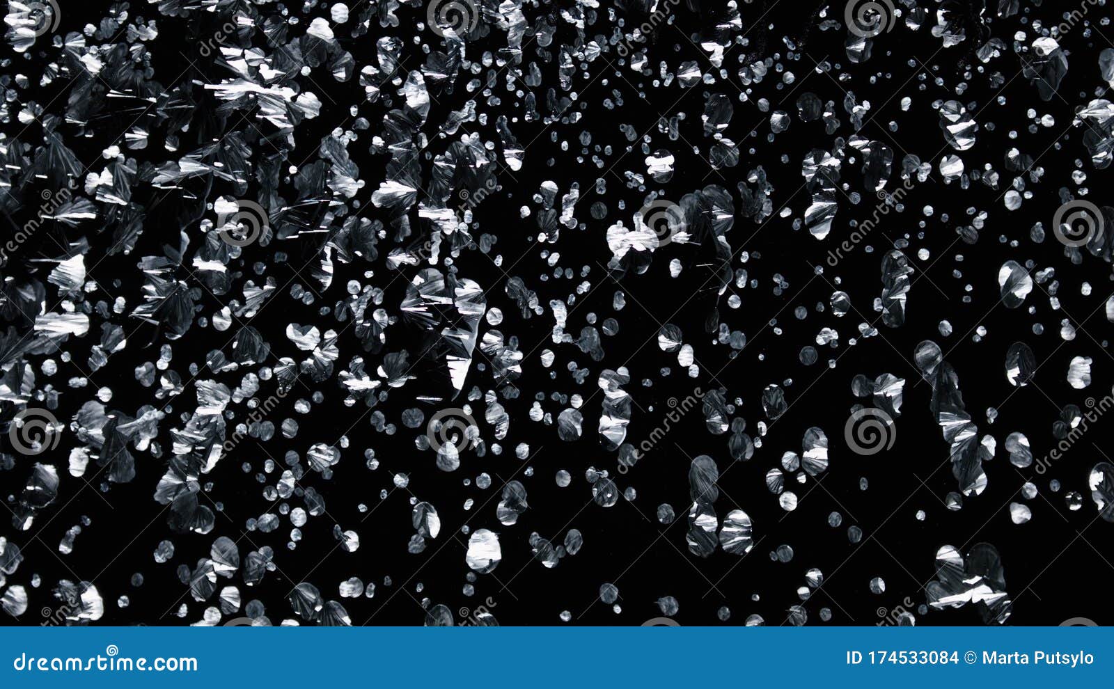 Real Frost on a Window Black Background. Stock Footage - Video of blue ...