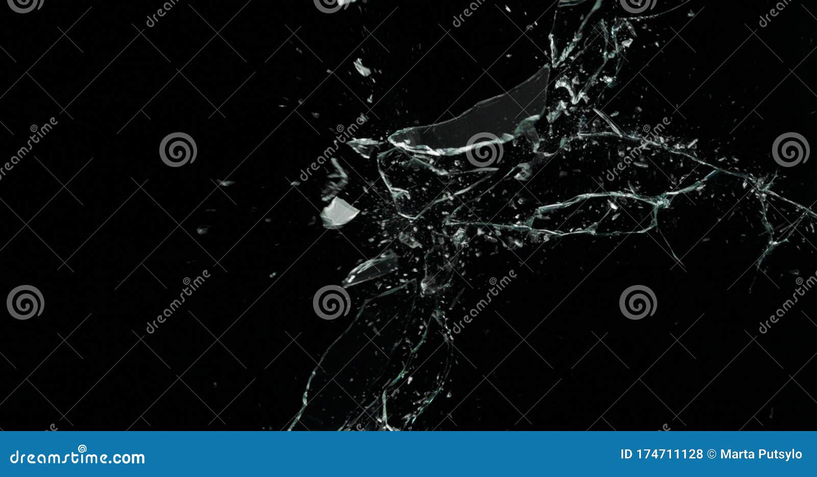 Real Frost on a Window Black Background. Stock Photo - Image of ...