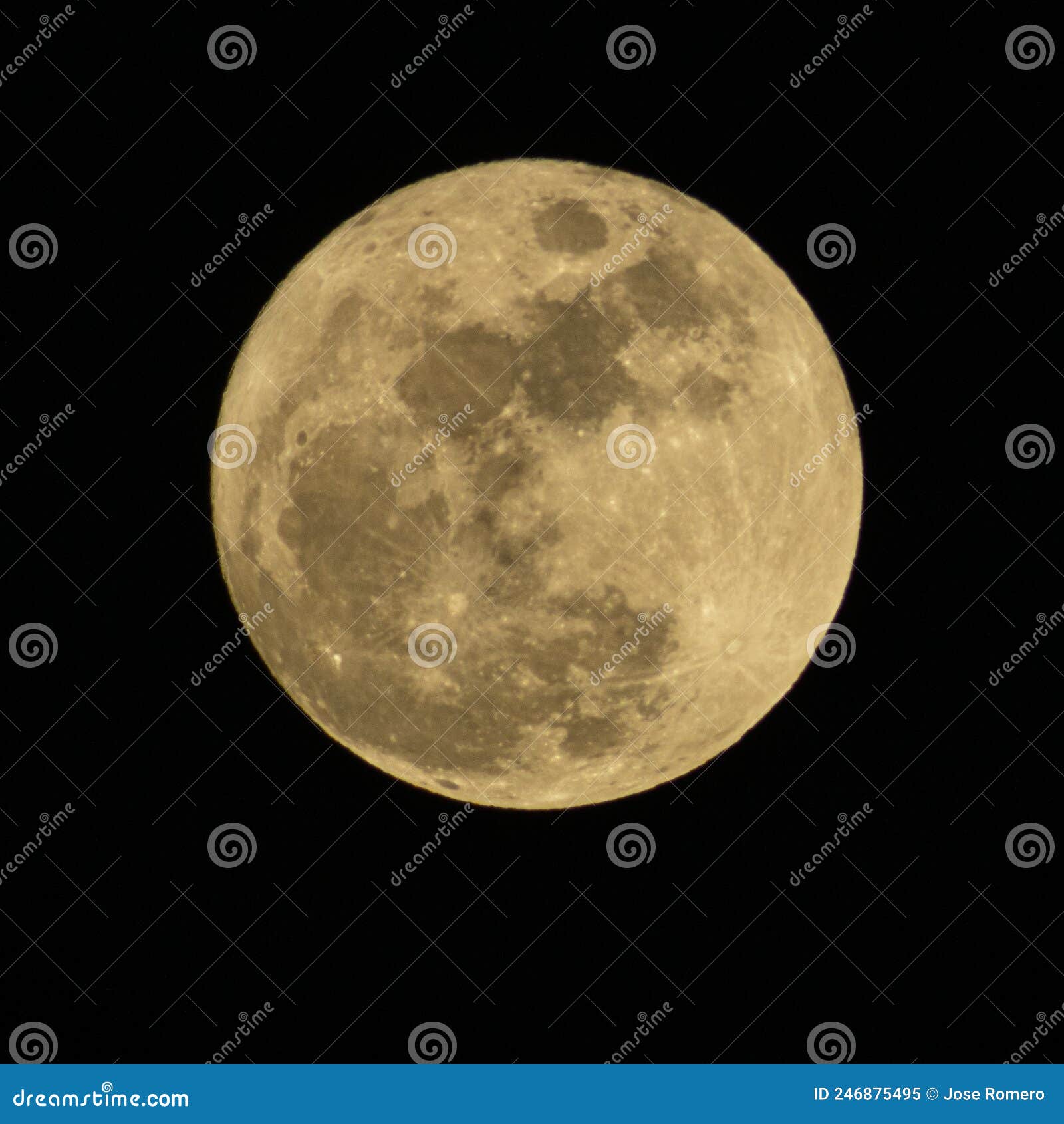 Real full moon stock image. Image of event, earth, astronomy - 246875495