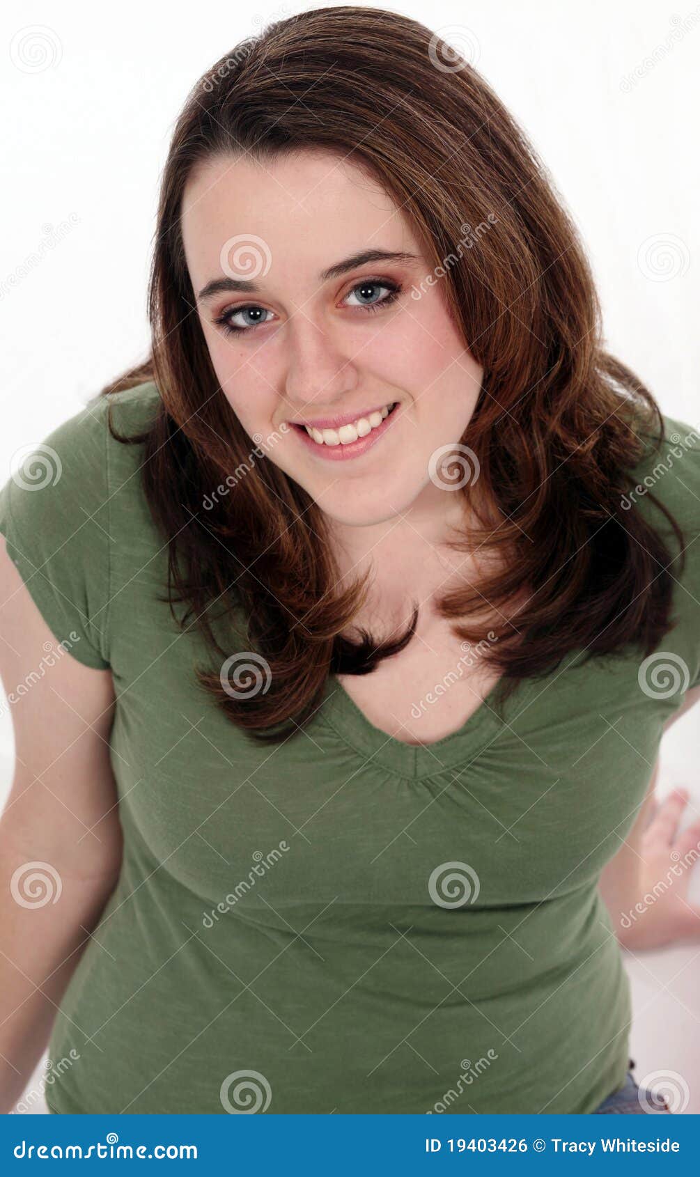 Real girl brunette stock photo. Image of people, portrait - 19403426