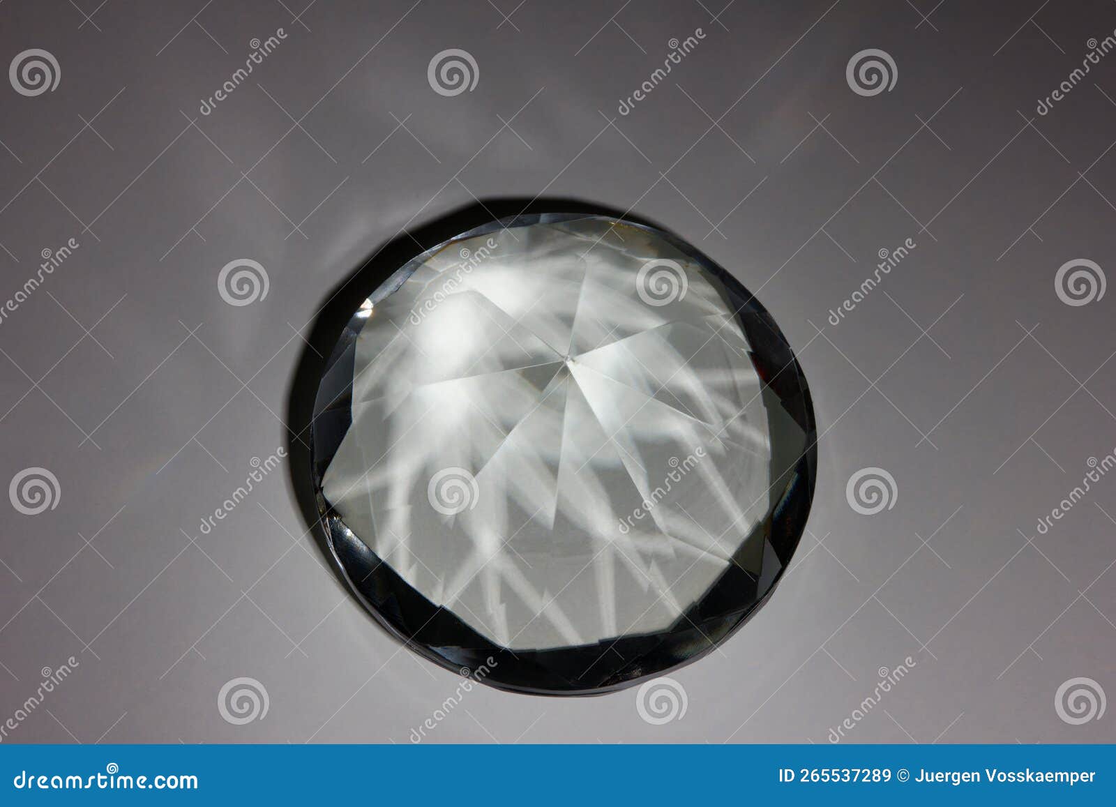 Real Glas Objects with Shadows Formed As Diamond on White Table Stock ...