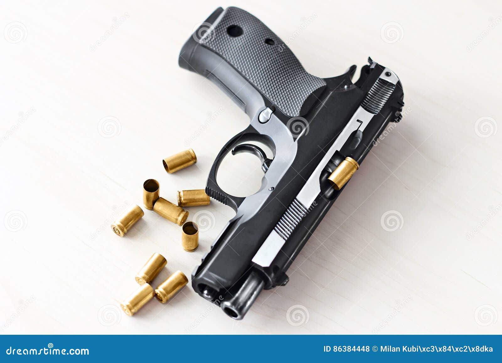 Real hand gun pistole 9mm stock photo. Image of defence - 86384448