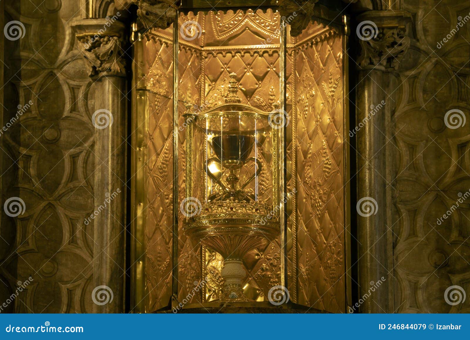 Real Holy Grail cup stock image. Image of medieval, indoor - 246844079
