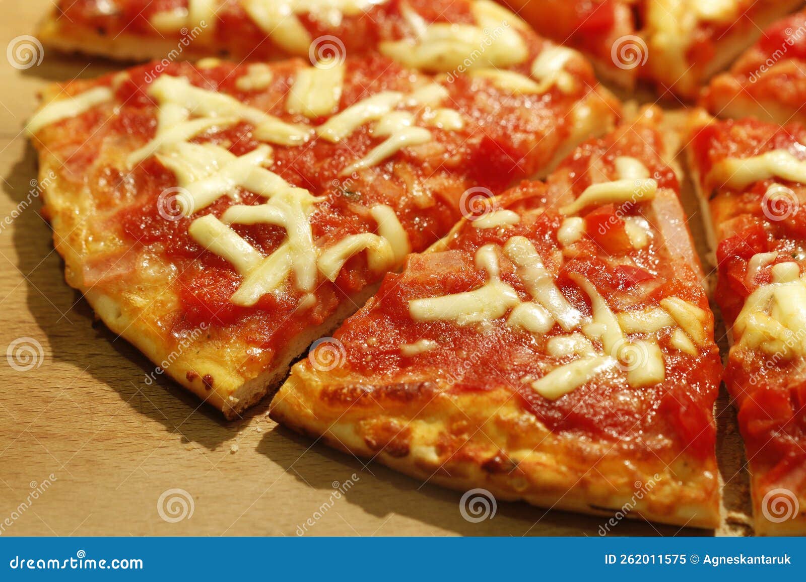Real Homemade Italian Pizza With Tomatoes And Cheese Stock Image Image Of Food Italian 262011575