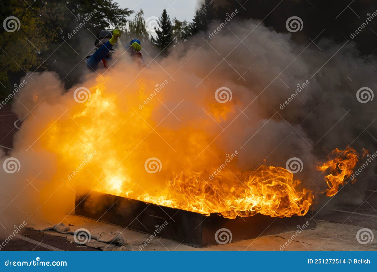 Real hot fire stock photo. Image of fighter, flammable - 251272514
