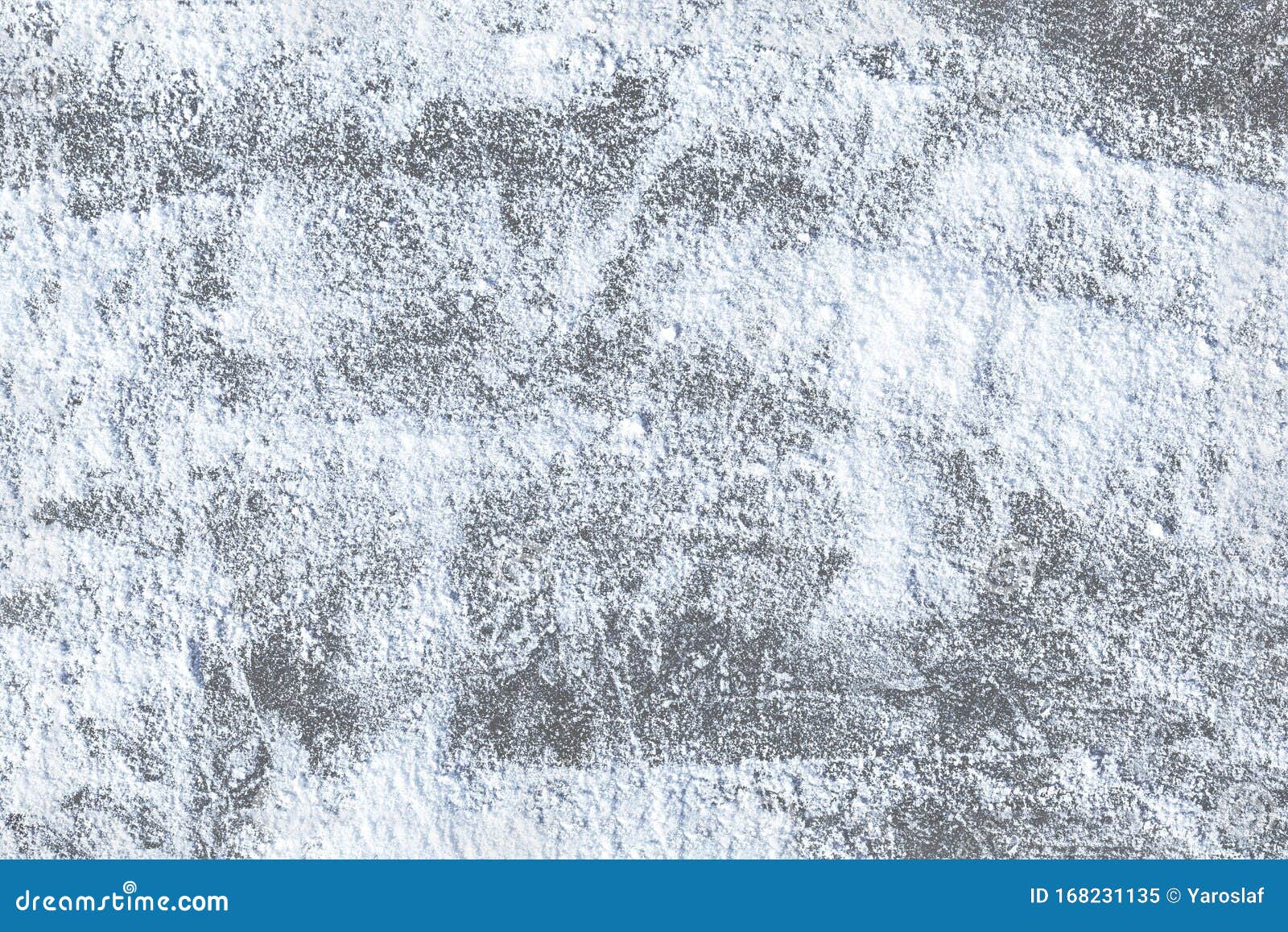 Ice Under White Snow Background Stock Image - Image of sport, cold ...