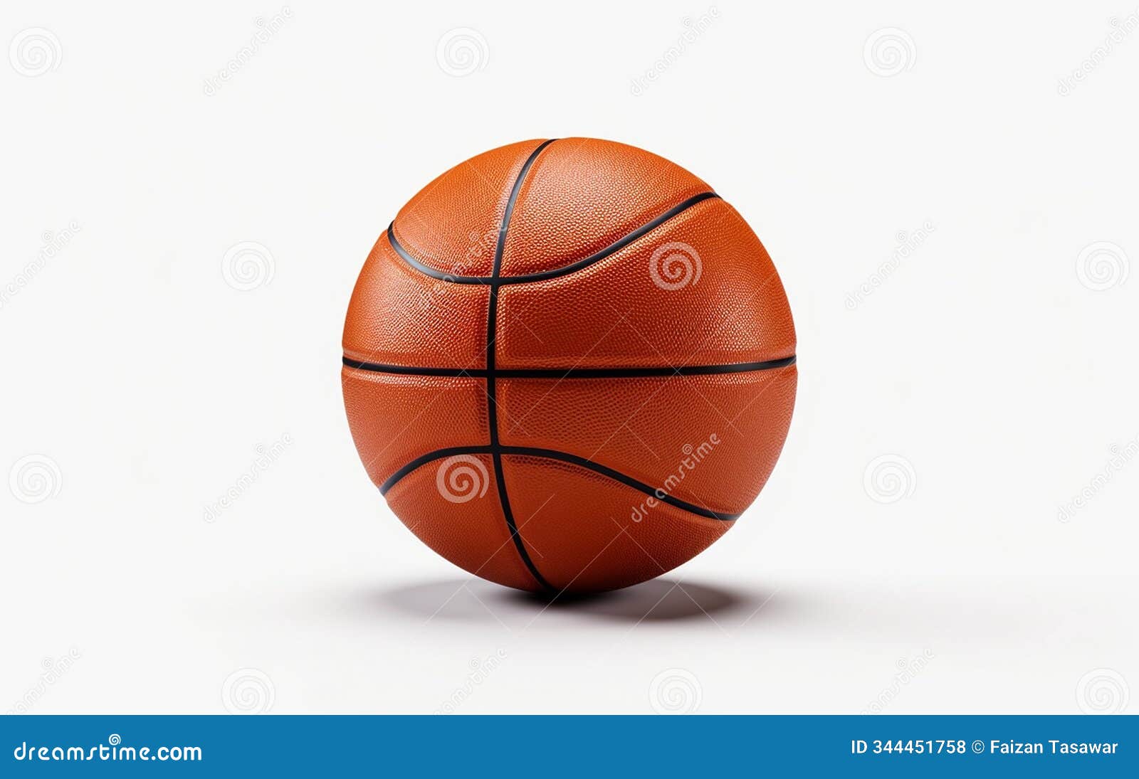 Real Image Basketball on a White Background Stock Photo - Image of ...