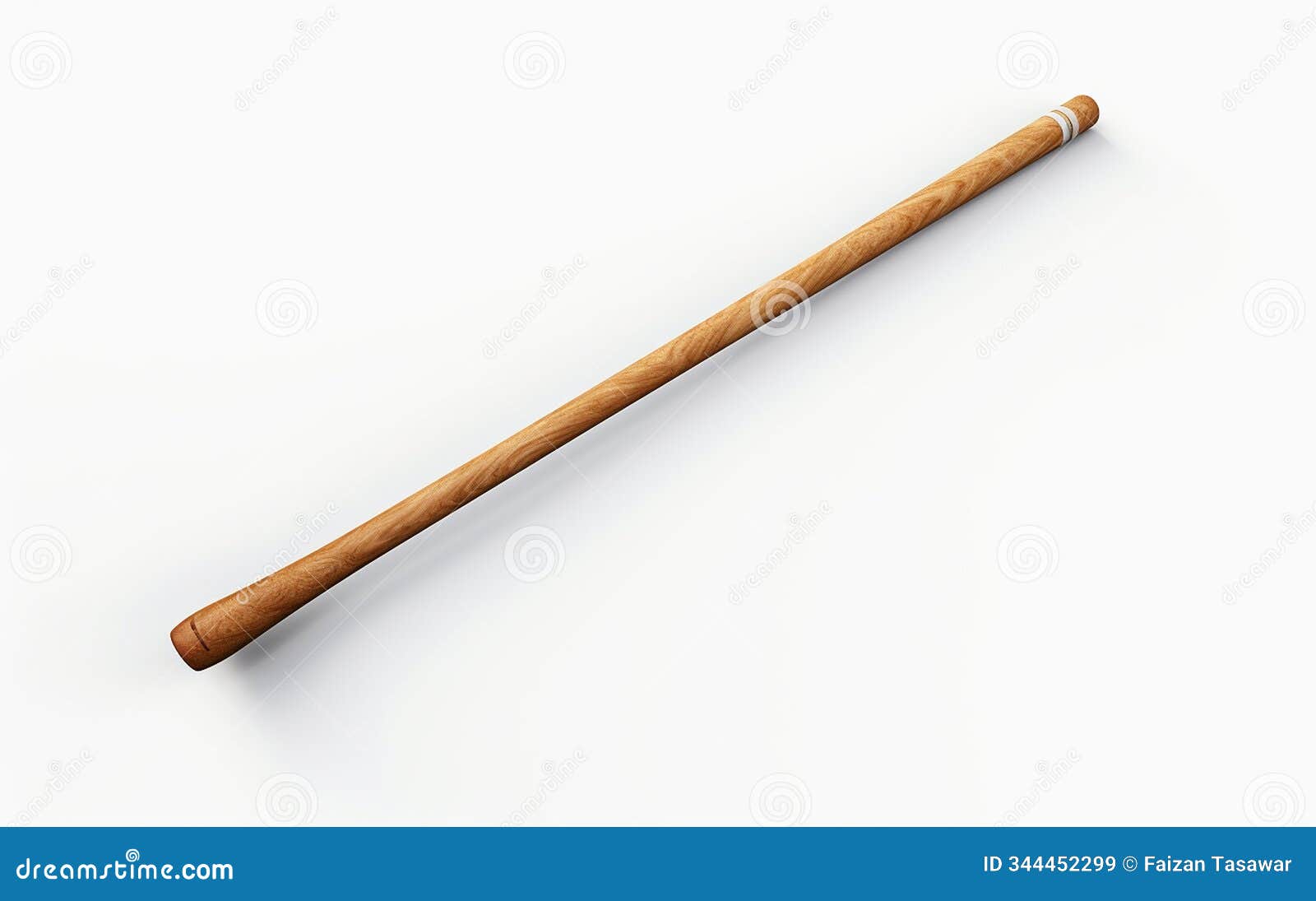 Real Image Hockey Stick Blade on White Stock Illustration ...