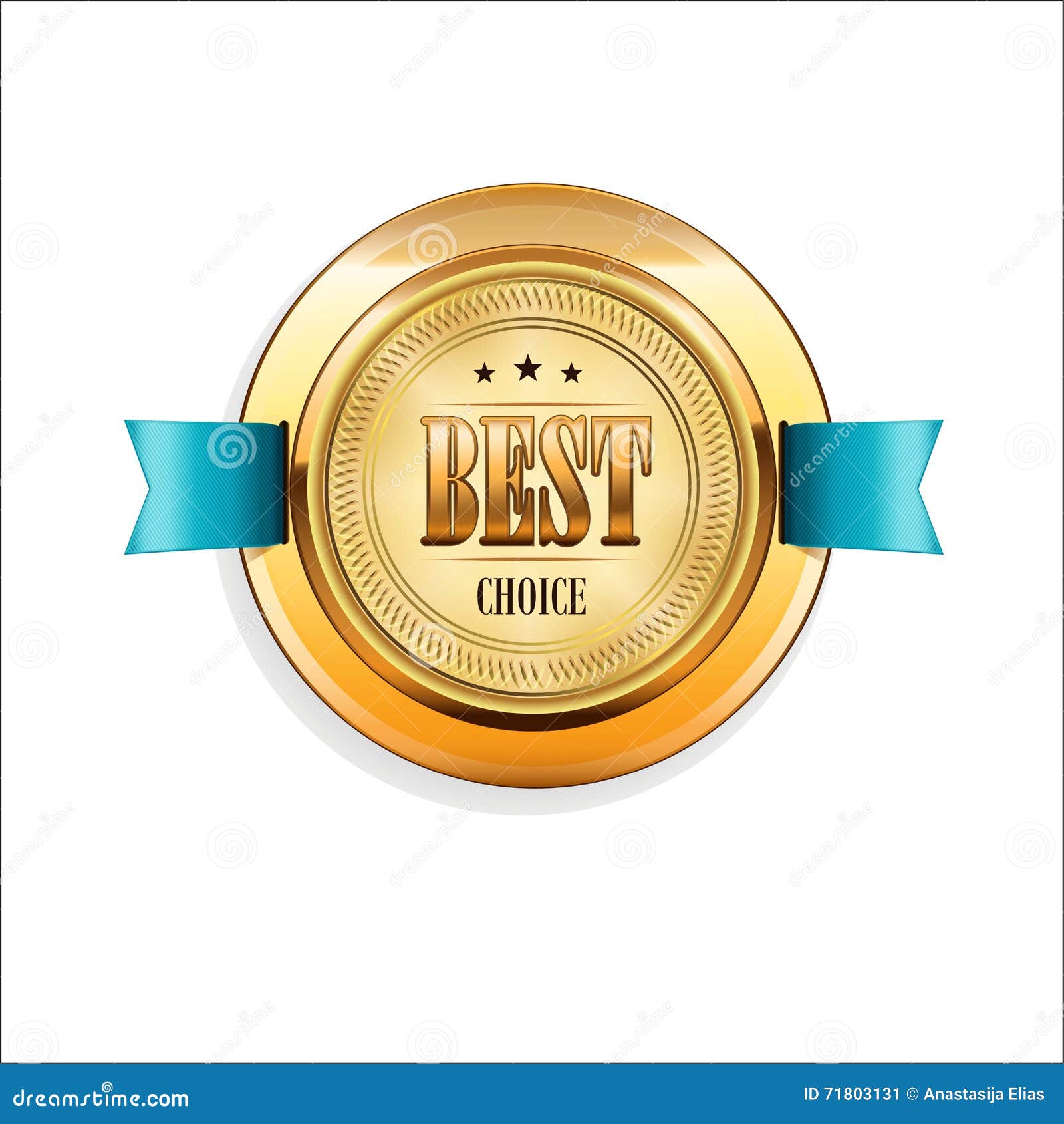 Real, Insignia De Oro Del Vector Con La Bandera, Stock de ilustración ...