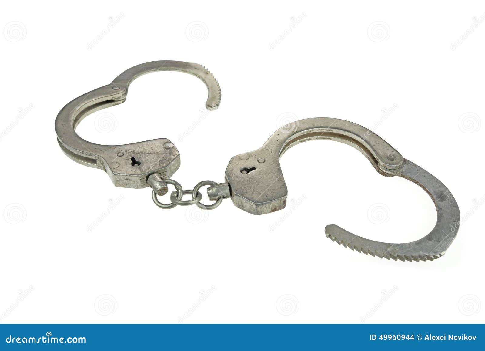 Iron Handcuffs With Two Keys Stock Photo | CartoonDealer.com #34582404