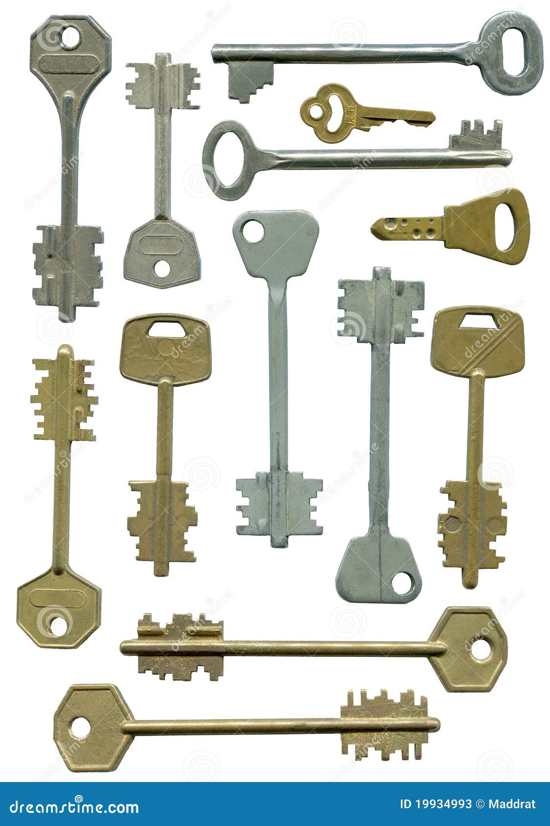 Real keys set stock image. Image of background, metallic - 19934993