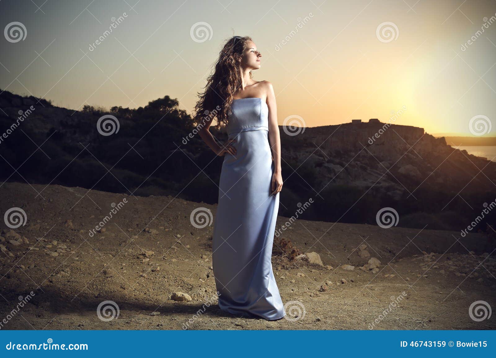 A real lady at the beach stock image. Image of stone - 46743159