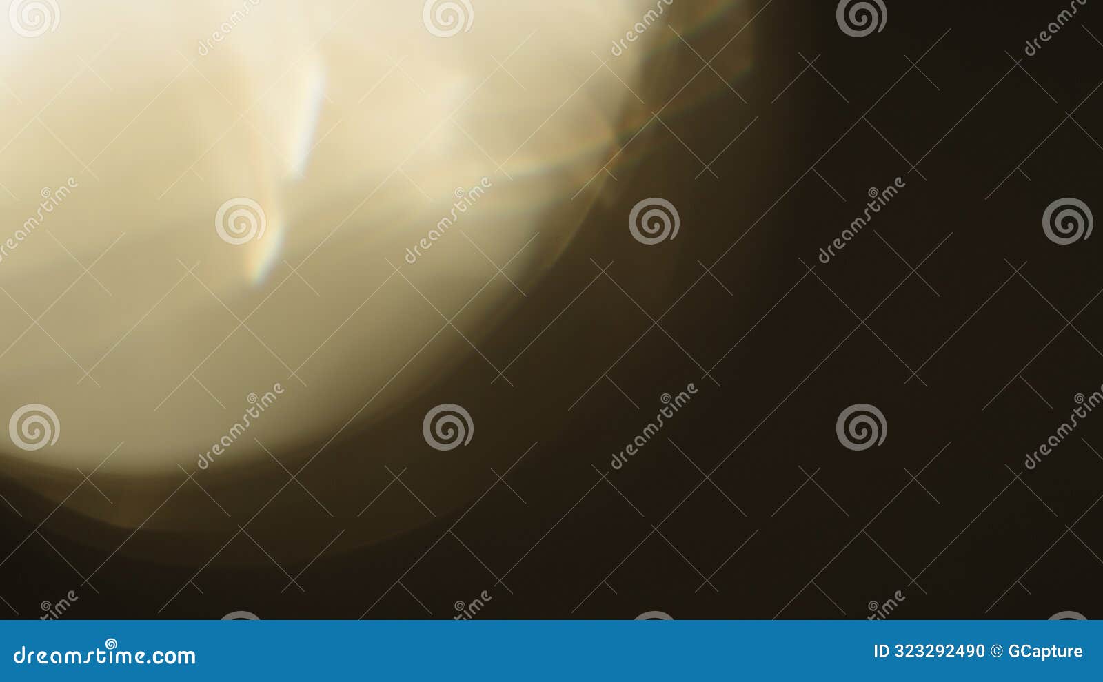 Real Lens Flare with Strong Sun Backlight and Light Leaks Stock Photo ...