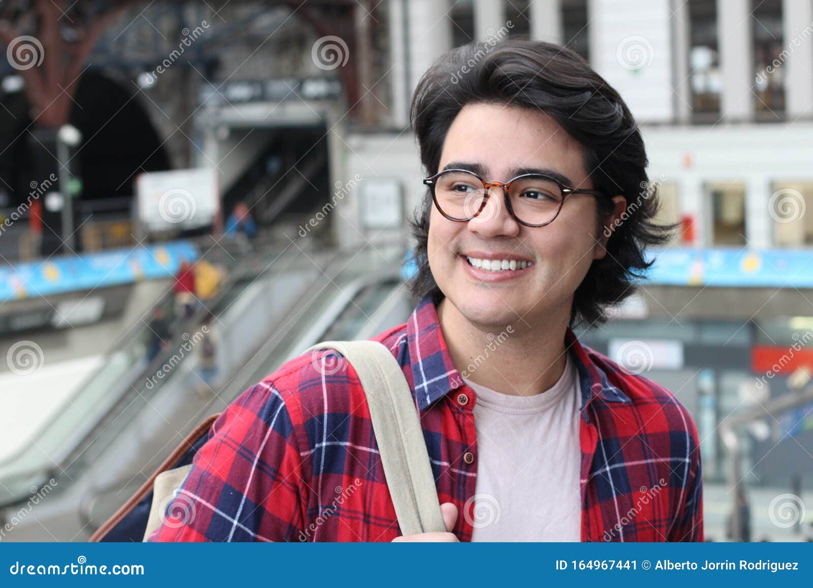 Real Looking Healthy Hispanic Guy Smiling Stock Image - Image of ...