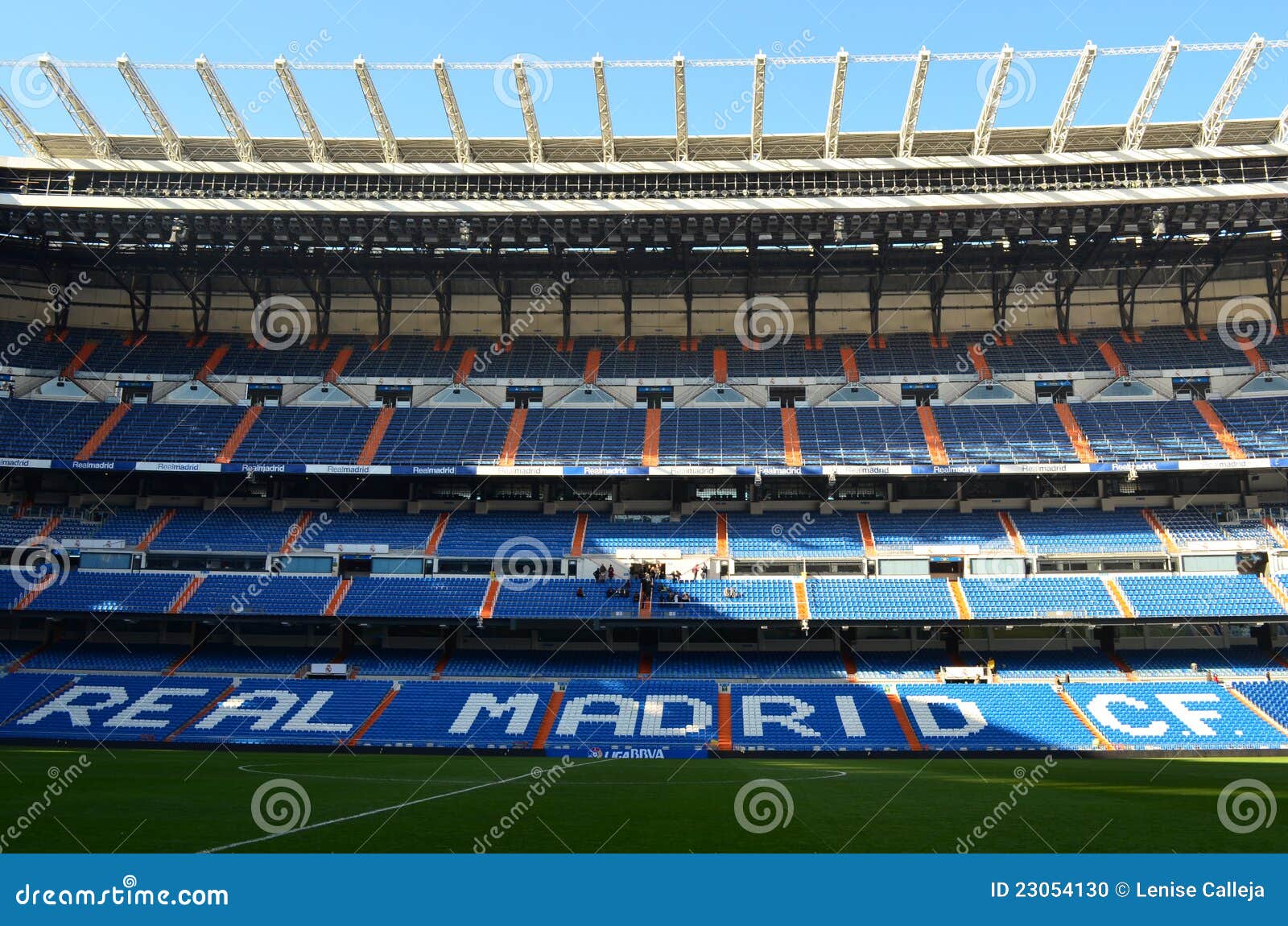 Real Madrid-Stadion redaktionelles bild. Bild von sitz - 23054130