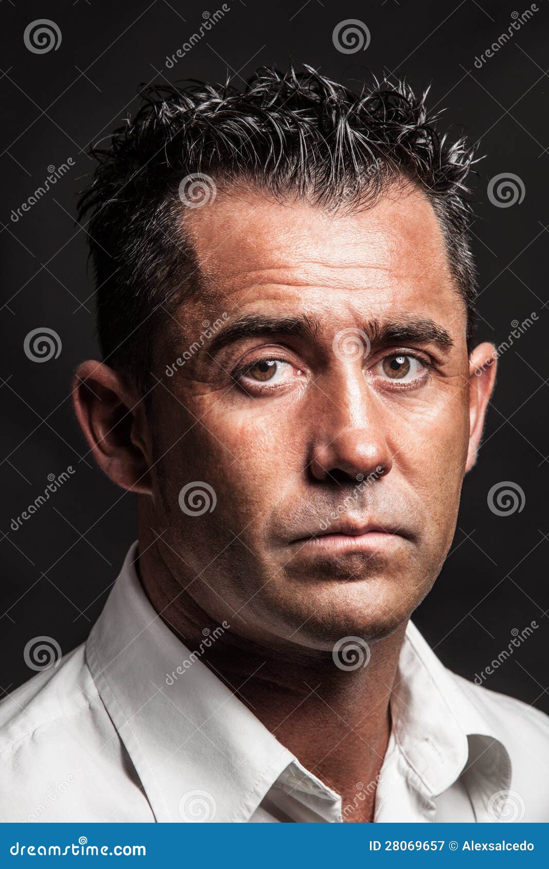 Real man stock image. Image of shoulders, anxious, isolated - 28069657
