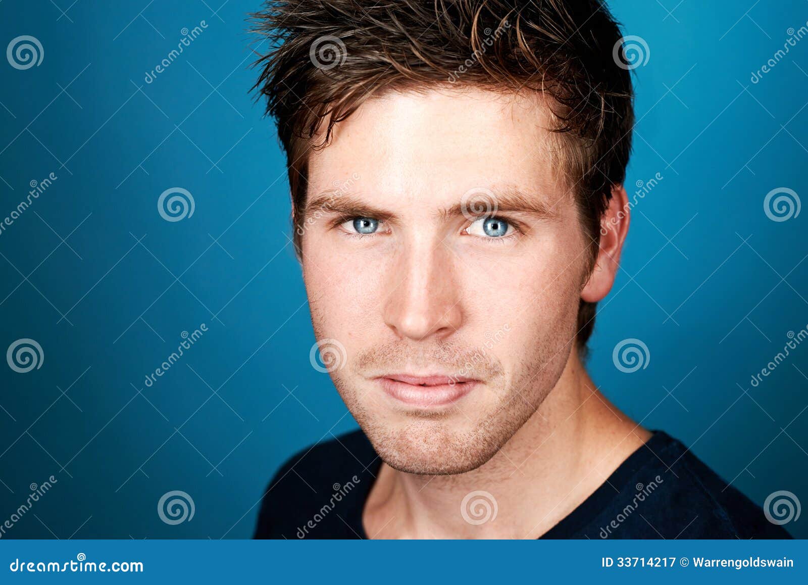 Real man face stock image. Image of portrait, handsome - 33714217