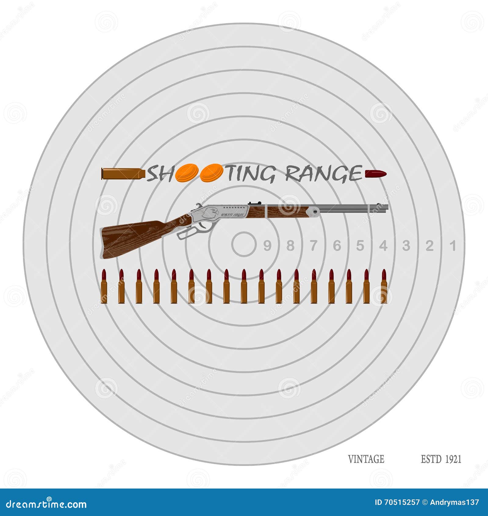 Real man - marksman stock vector. Illustration of premium - 70515257