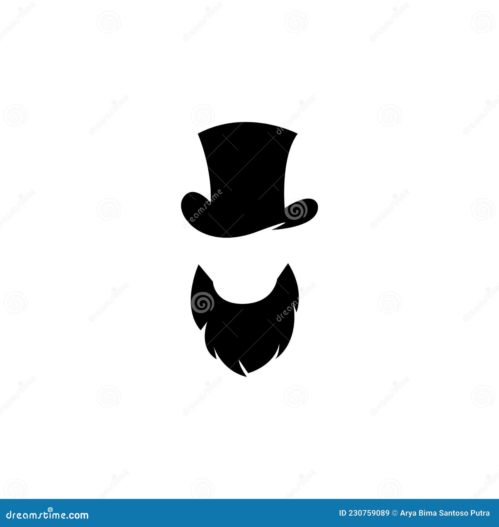 Real Man Masculine Beard Symbol Vector Logo Stock Vector - Illustration ...