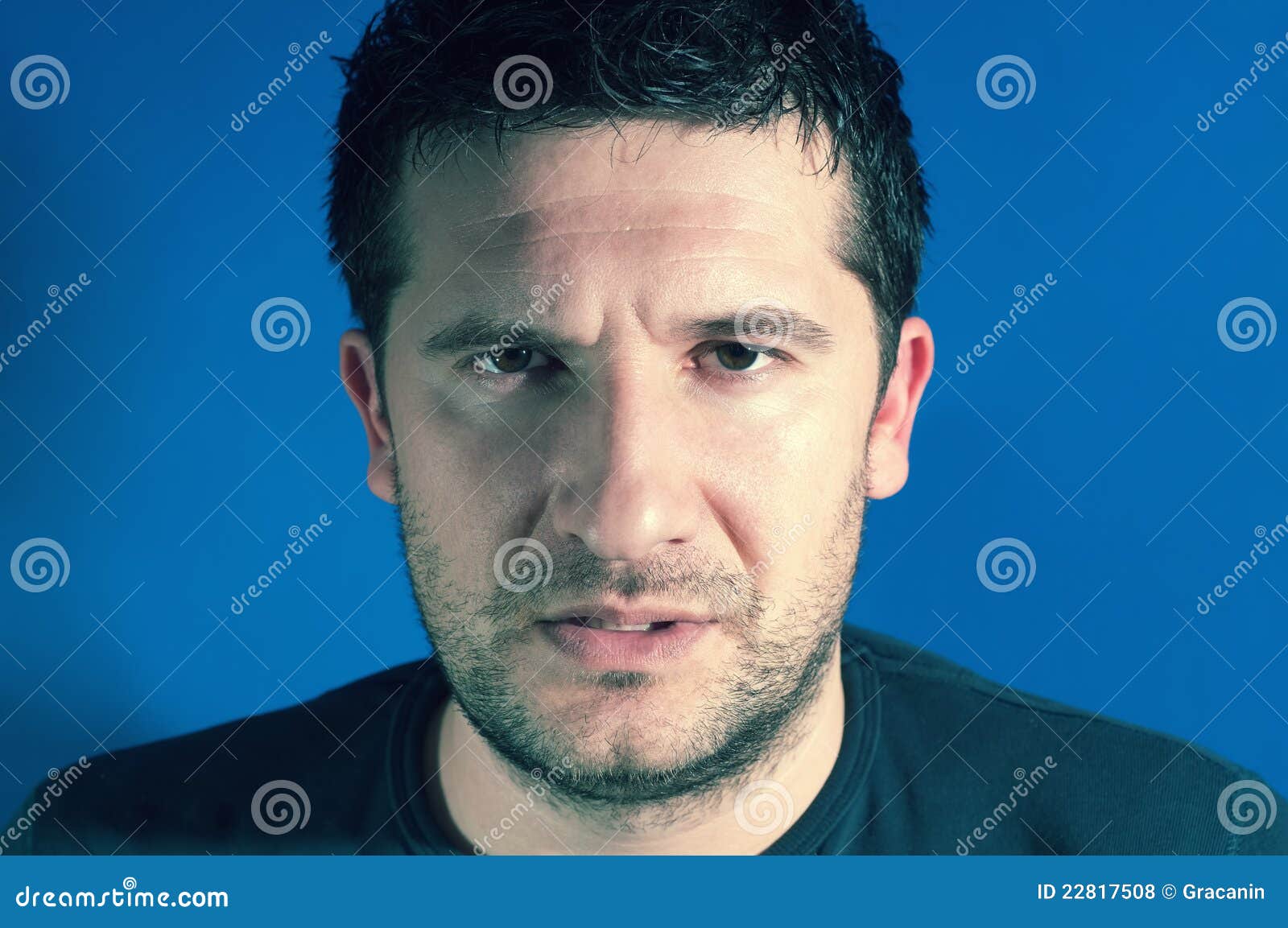 Real man portrait stock photo. Image of cool, handsome - 22817508