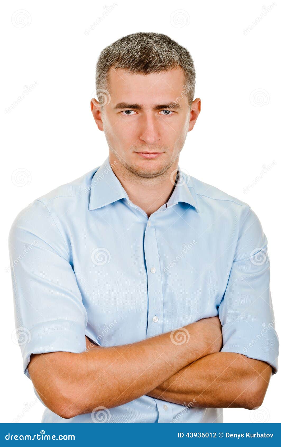 Real man stock photo. Image of arms, portrait, studio - 43936012