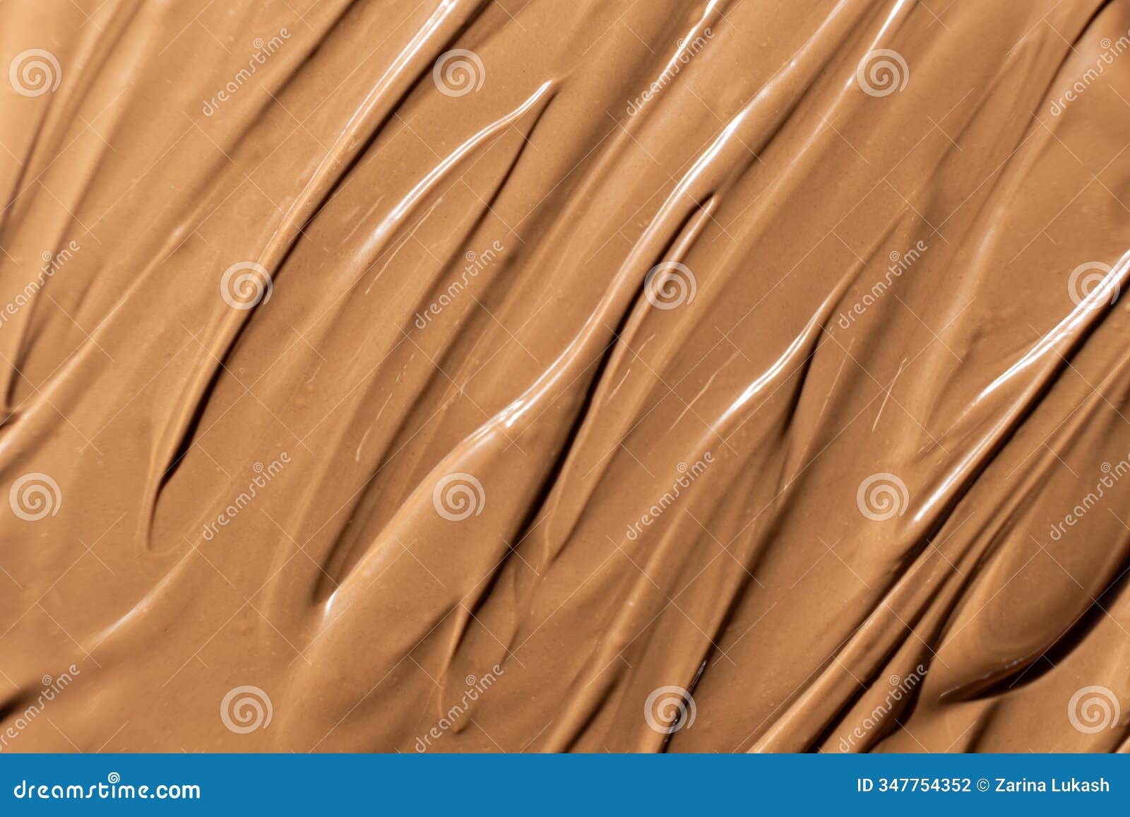 Real Melted Milk Chocolate Top View, Chocolate Texture. Stock Photo ...