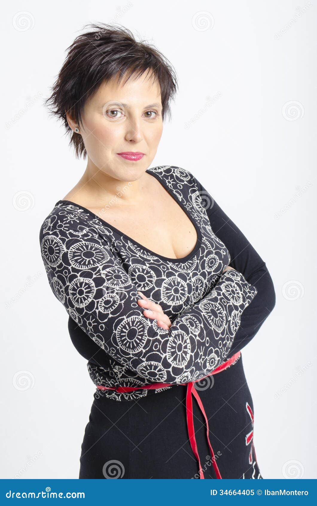 Real Middle Aged Pretty Woman Stock Image - Image of mature, middle ...
