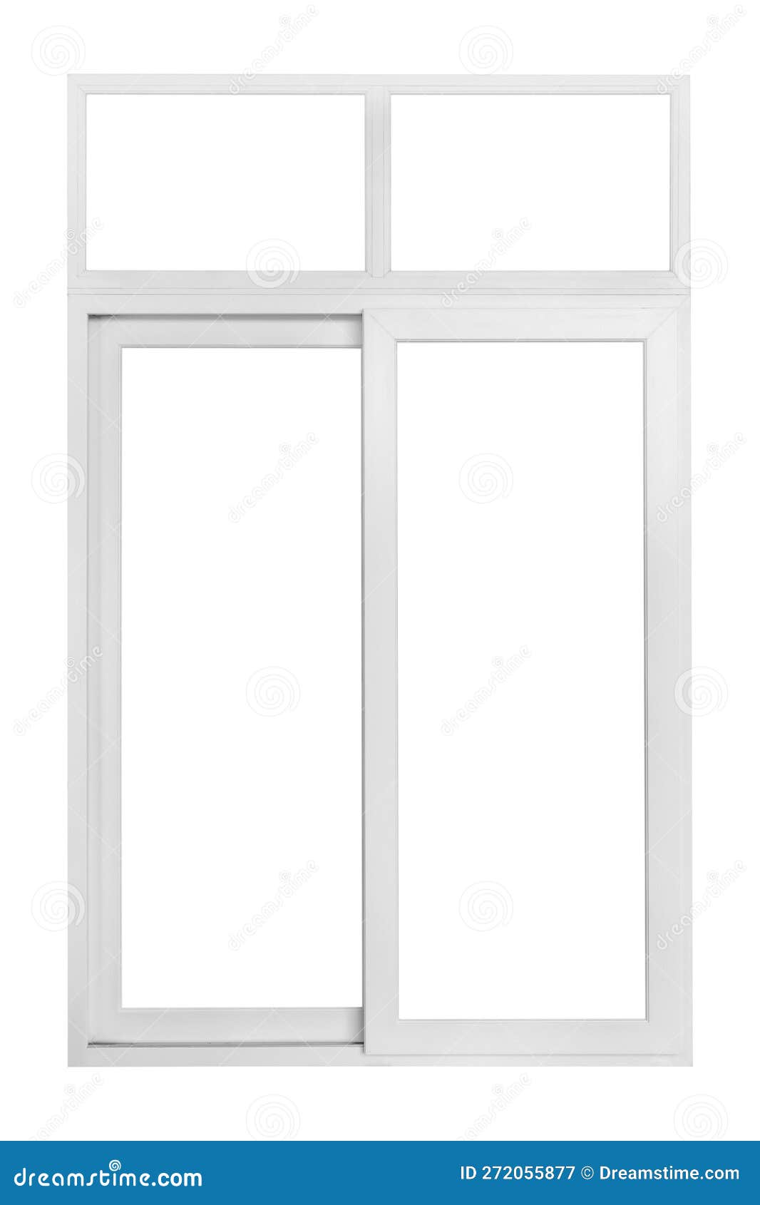 Real Modern House Window Frame Isolated on White Background Stock Image ...