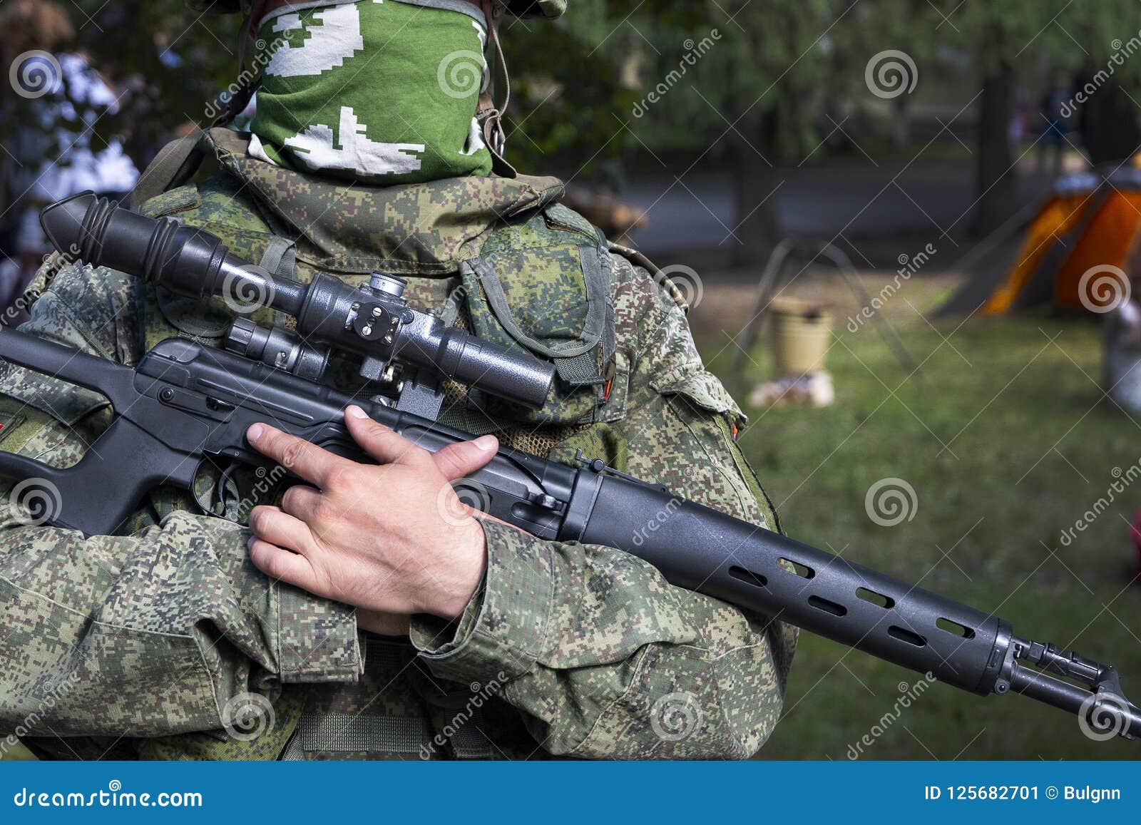 Real Modern Soldier of Russian Army in the Uniform Stock Image - Image ...