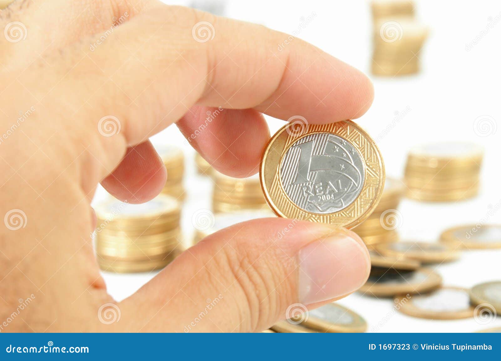Real Money stock image. Image of gold, brazilian, white - 1697323
