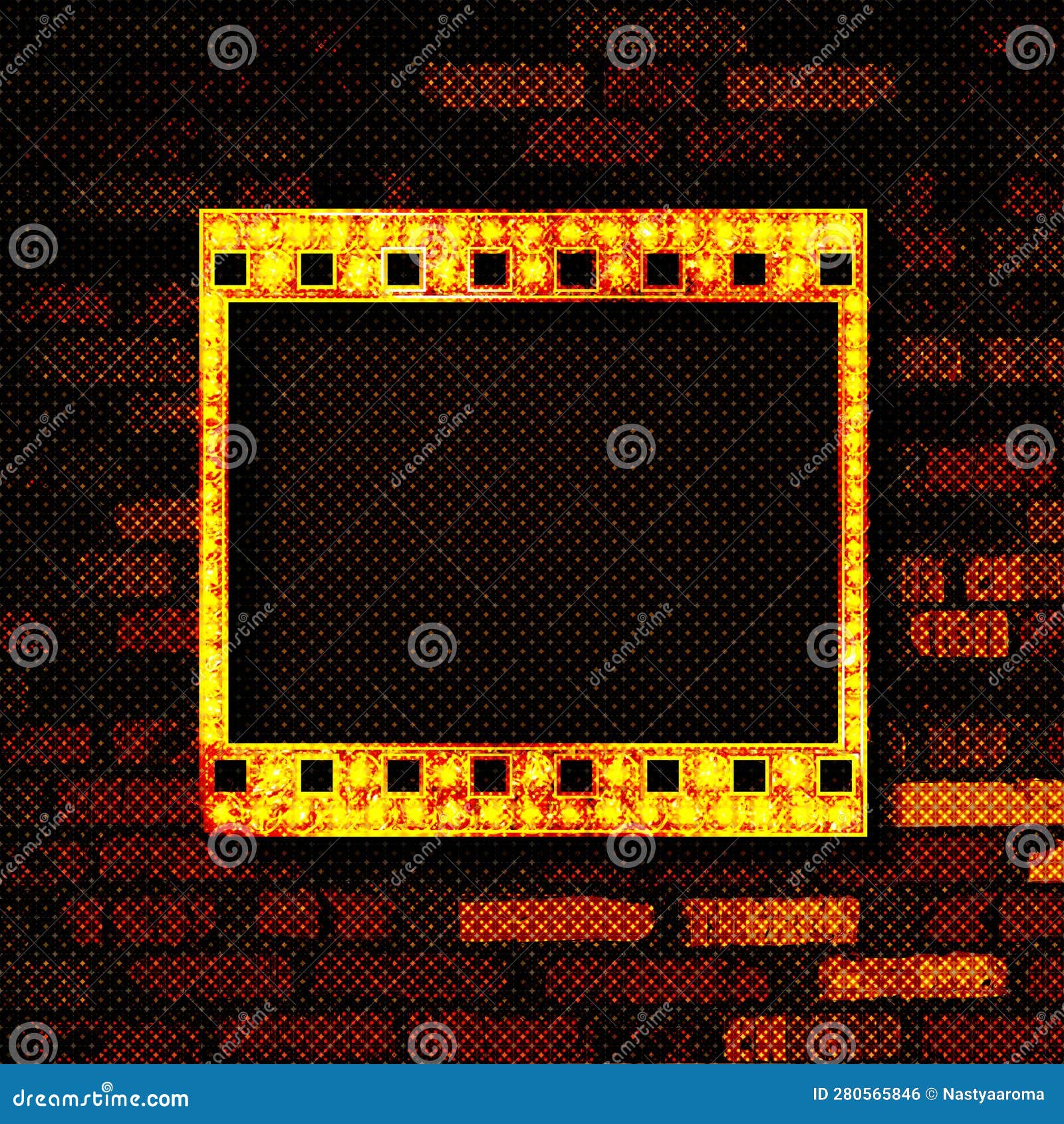 Real One Gold Window Film Strip Stock Vector - Illustration of ...