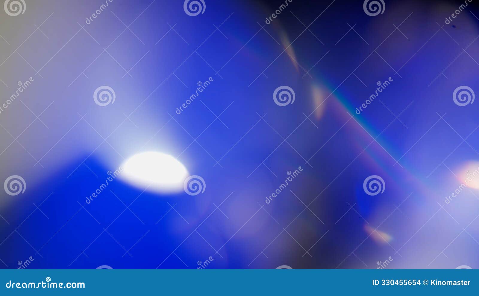 Real Optical Blue Bokeh on Black Background Stock Illustration ...