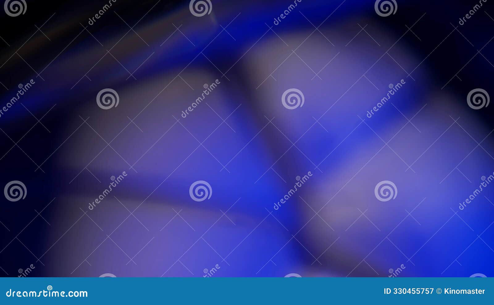 Real Optical Blue Bokeh on Black Background Stock Illustration ...
