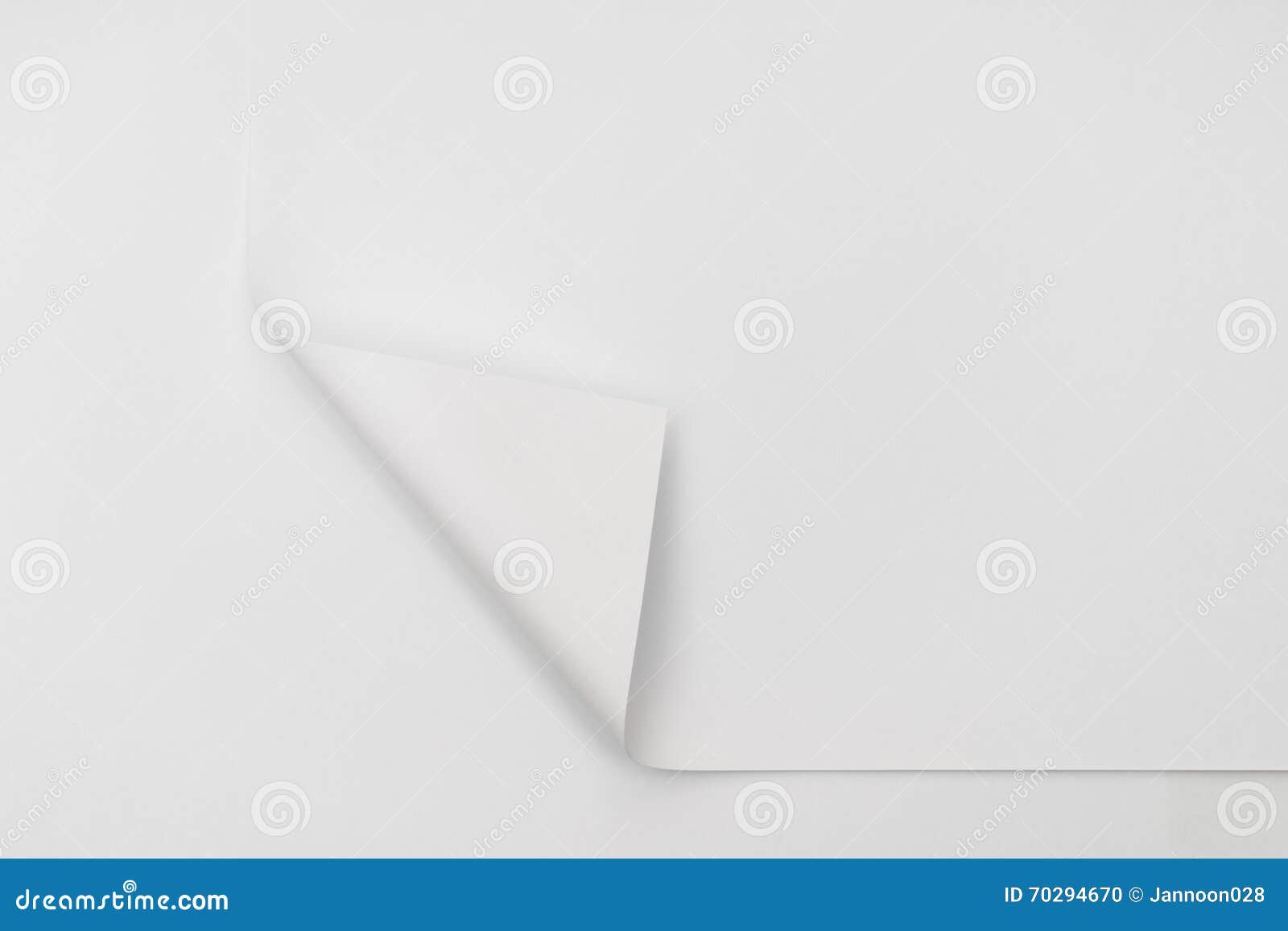 .Real Paper Corner Fold stock photo. Image of page, label - 70294670