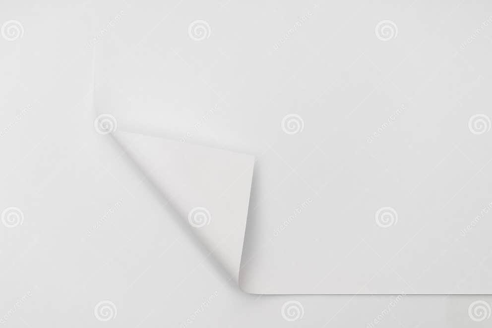 .Real Paper Corner Fold stock photo. Image of page, label - 70294670