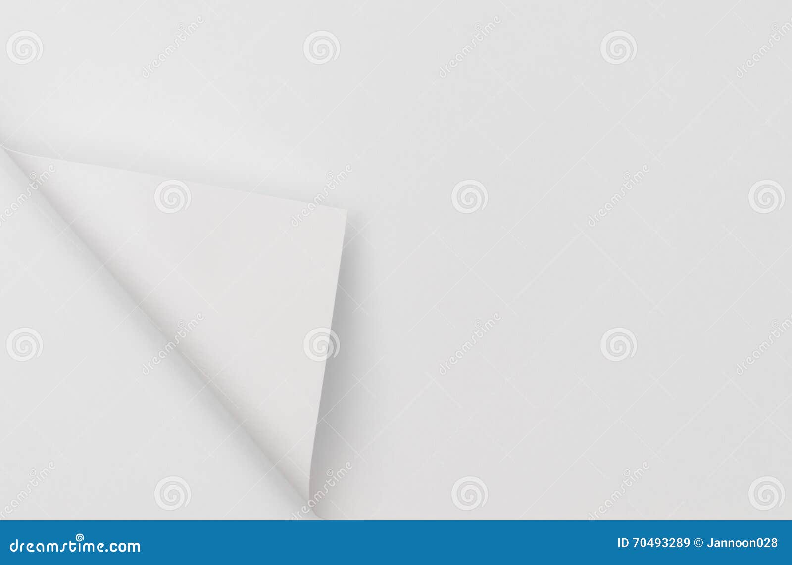 Real Paper Corner Fold. stock image. Image of foil, brochure - 70493289