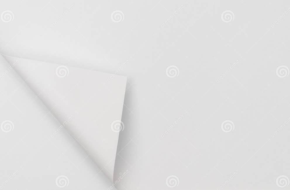 Real Paper Corner Fold. stock image. Image of foil, brochure - 70493289
