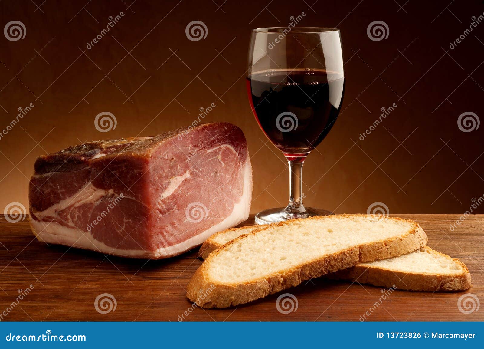 Real parma ham stock photo. Image of speck, food, smoked - 13723826