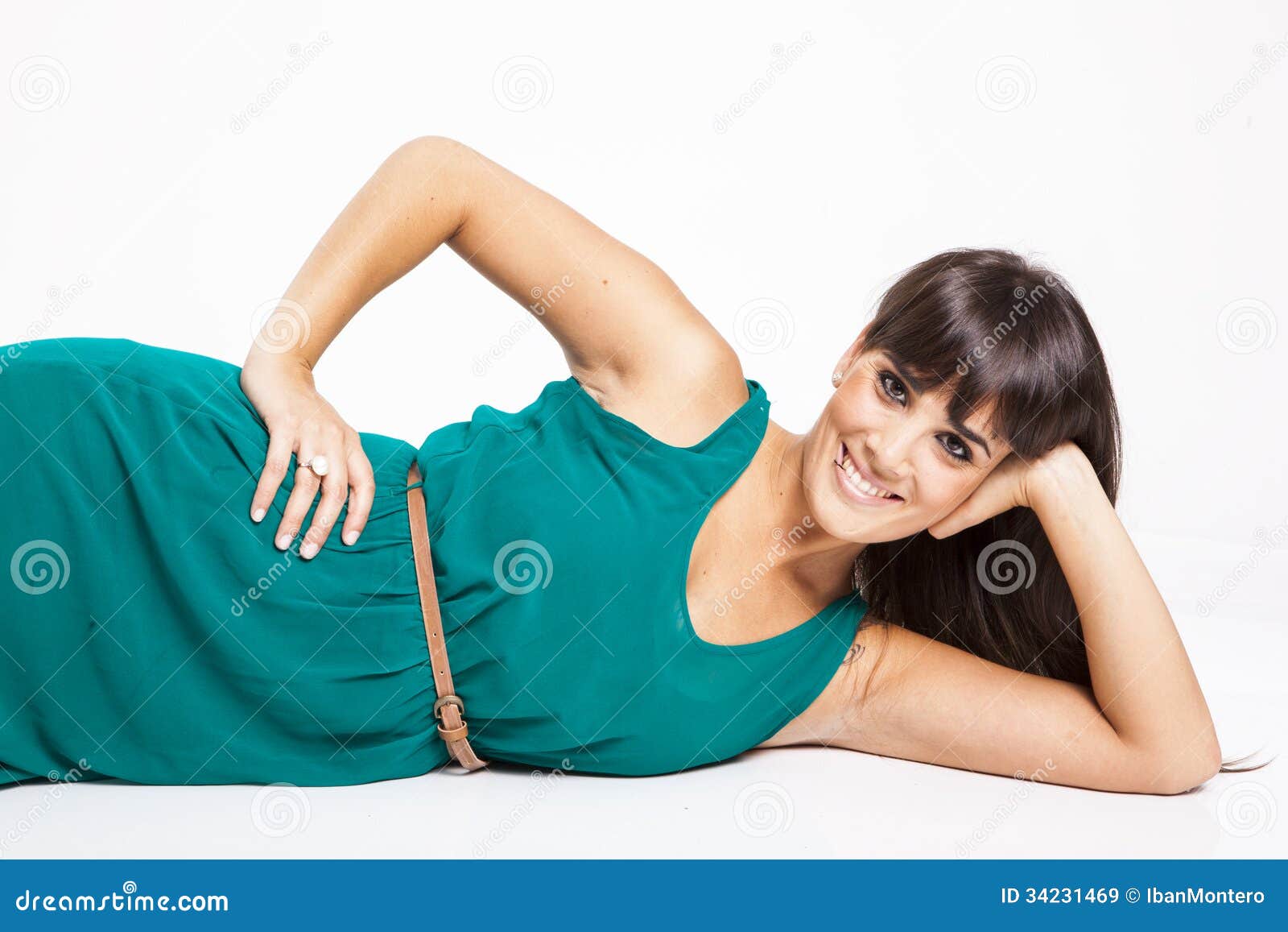 Real pretty woman stock image. Image of model, isolated - 34231469
