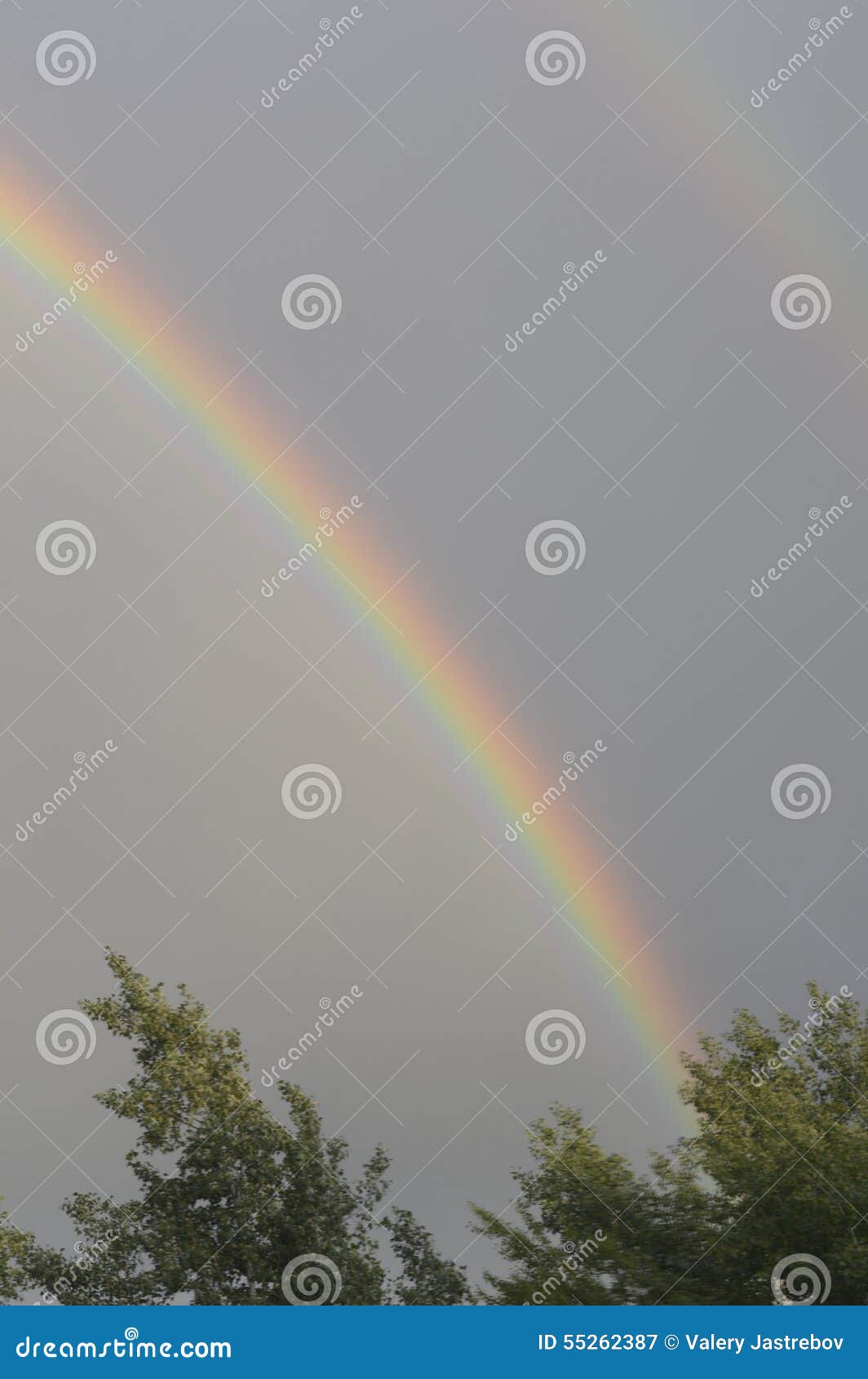 Real rainbow in the sky stock image. Image of landscape - 55262387