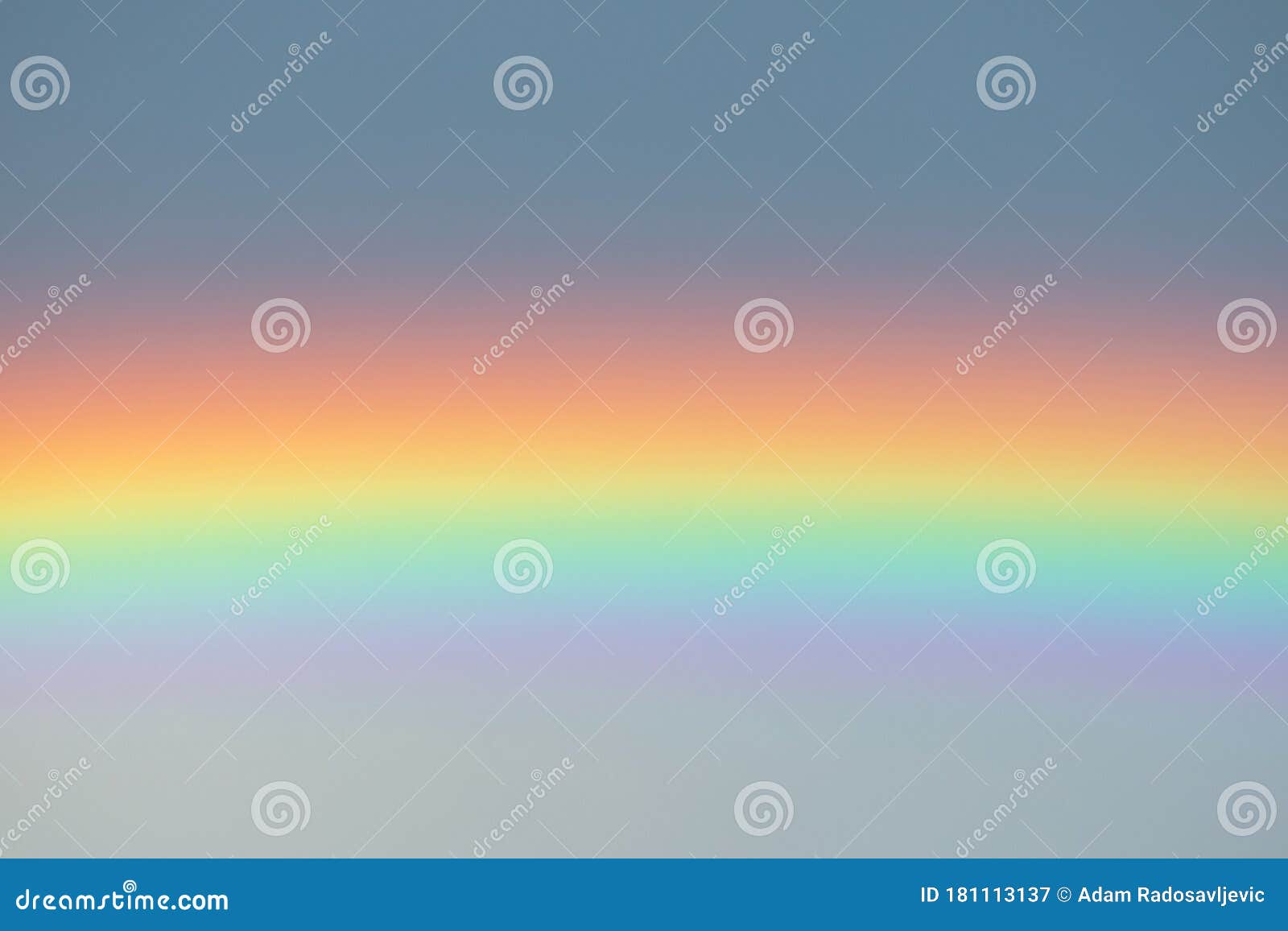 Real Rainbow after Summer Storm or Rain Stock Image - Image of green ...