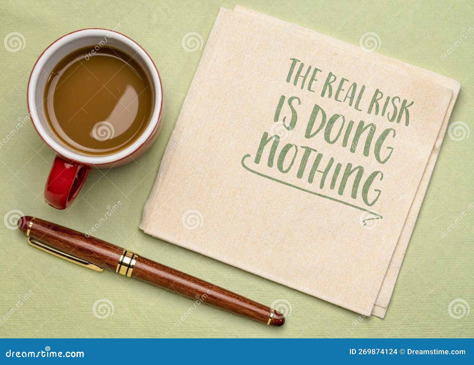 The Real Risk is Doing Nothing - Inspirational Reminder ...