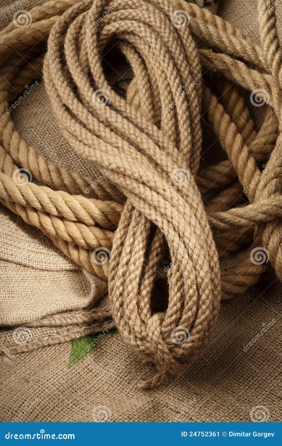 Real rope stock image. Image of symbol, fastening, equipment - 24752361