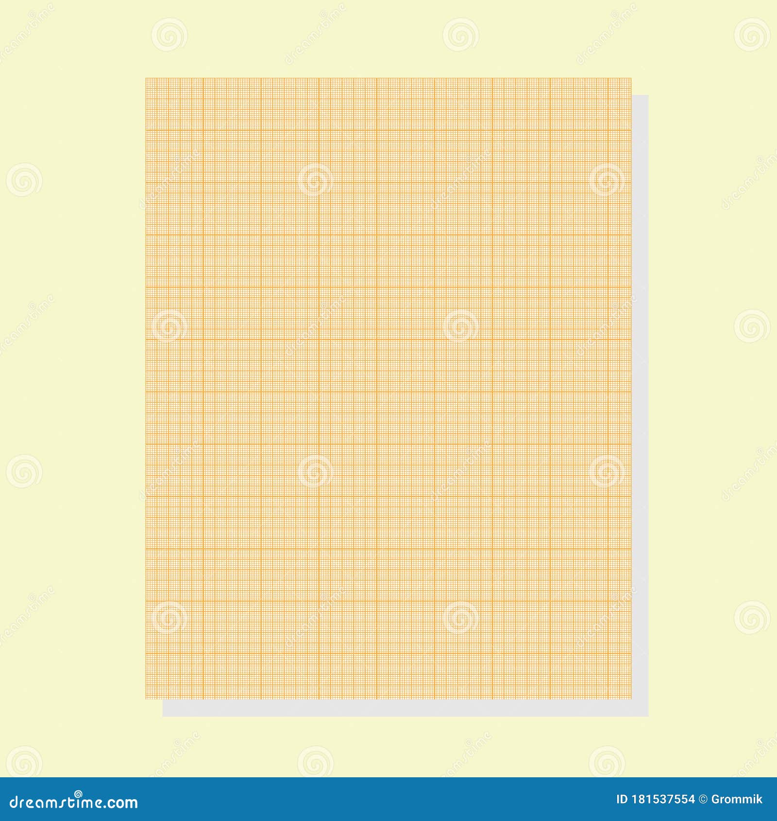 Real Sheet of A4 Millimeter Paper. the Line Step is 1 Millimeter Stock ...