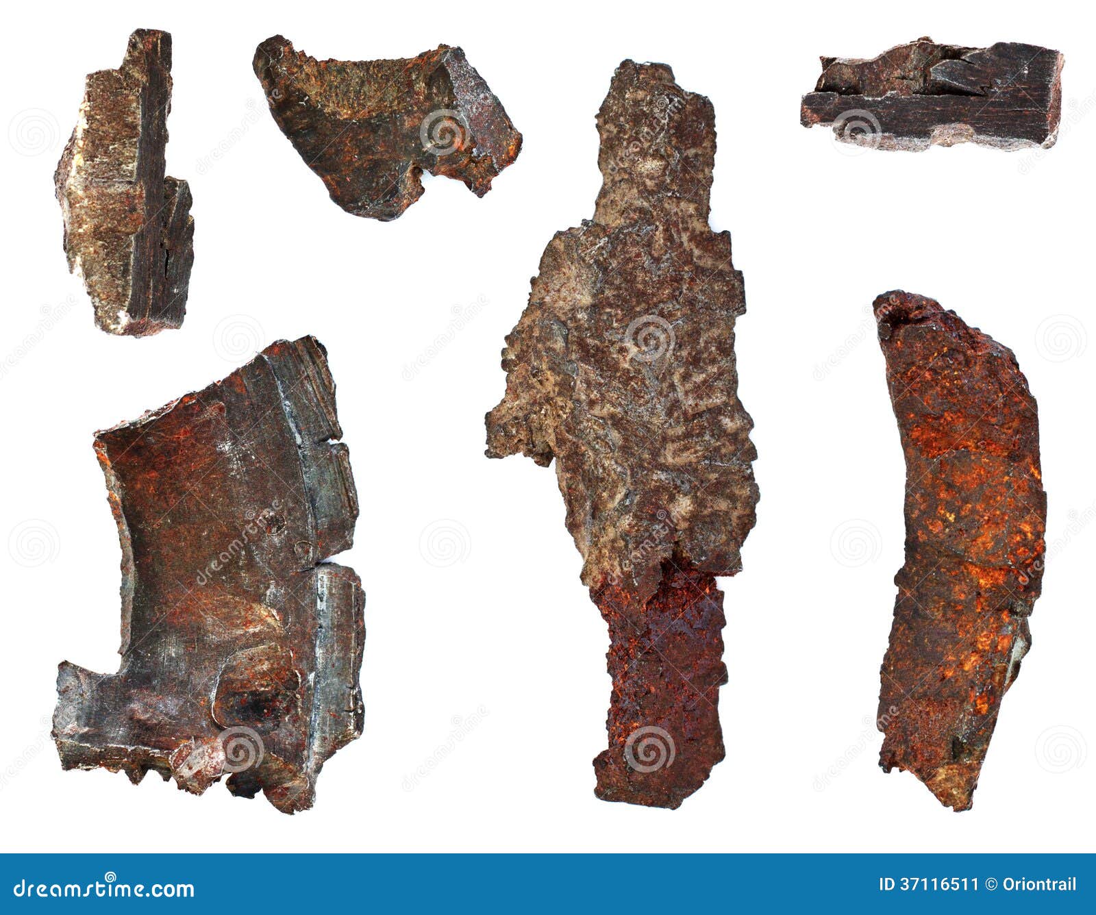 Real Shrapnels from Exploded Bomb Stock Image - Image of iraq, metal ...